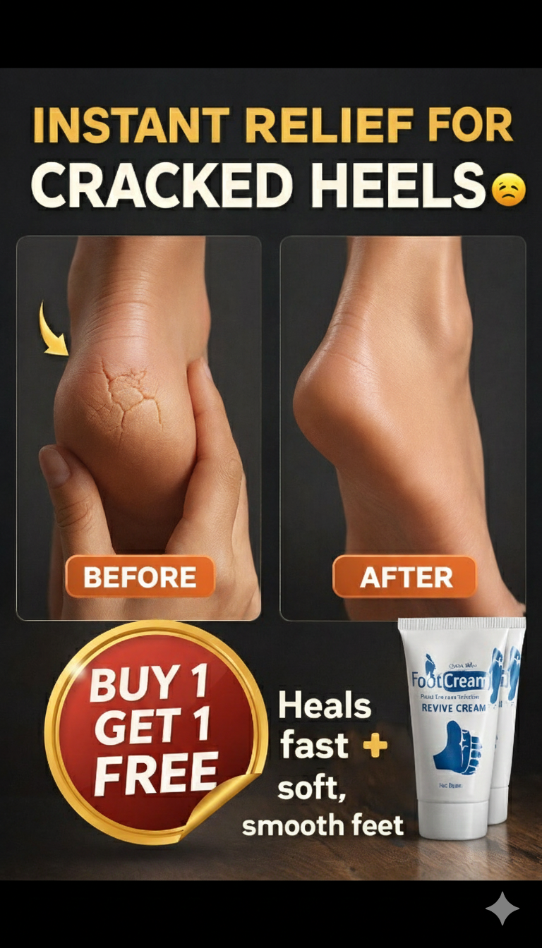 Feet Revive Cream ( BUY 1 GET 1 FREE ) – 𝚃𝚁𝙴𝙽𝙳𝚈 𝚂𝙾𝙻𝚅𝙴